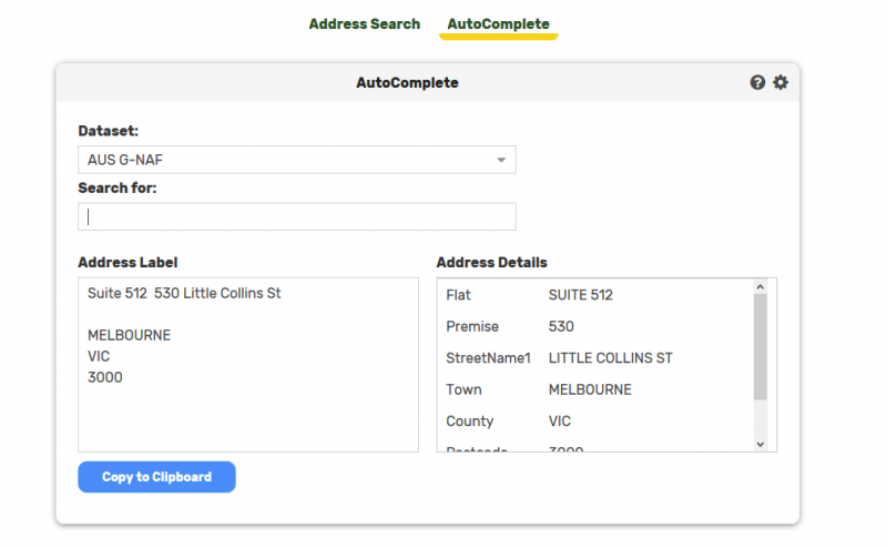 Address Lookup Application - Hopewiser
