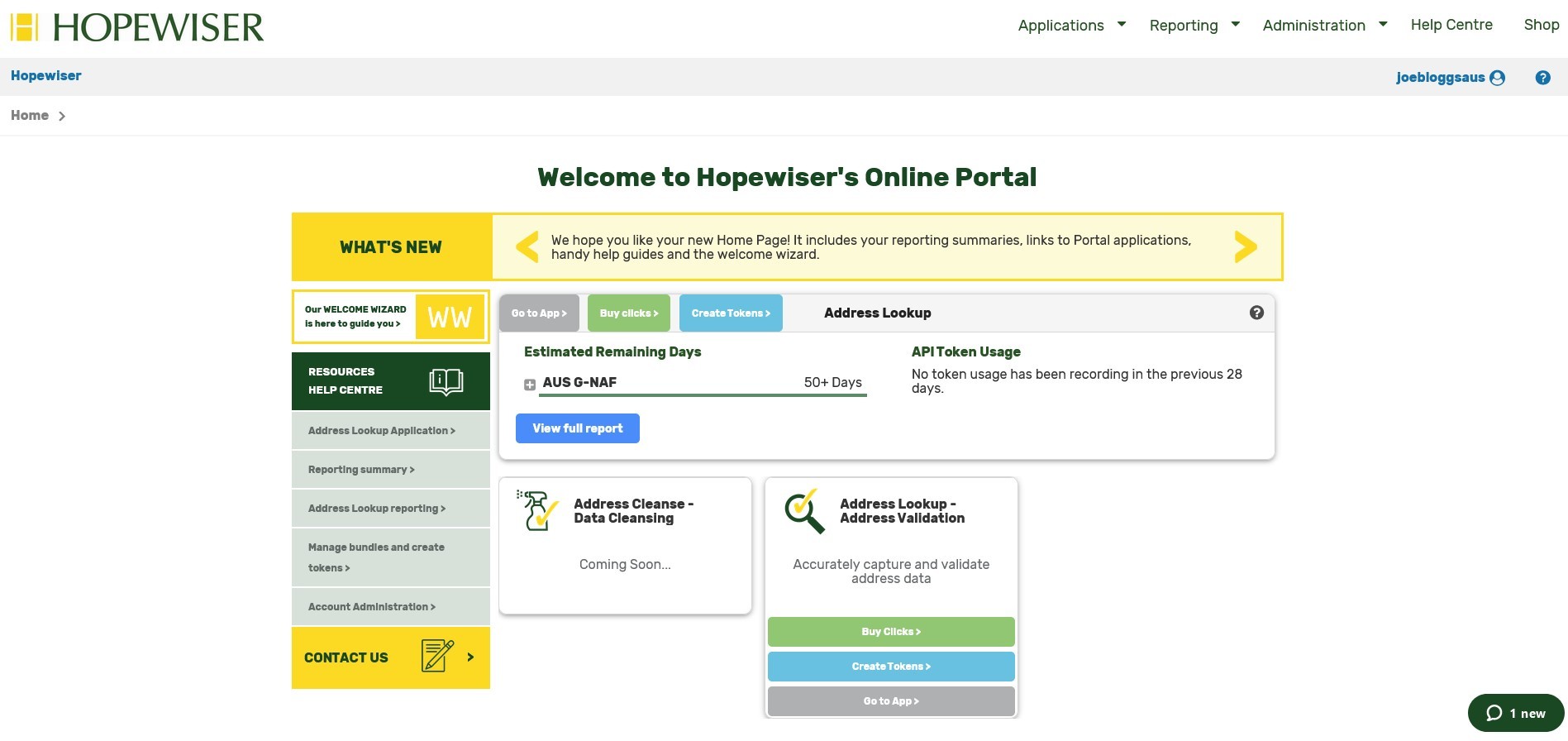 Manage Your Account - Hopewiser